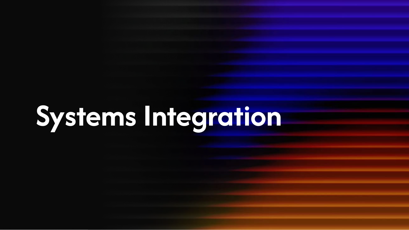 System Integration Services | Custom custom integration services